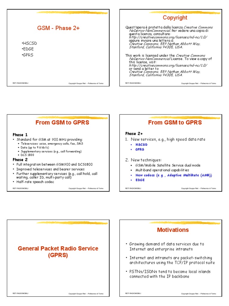 GPRS VS GSM PDF | PDF