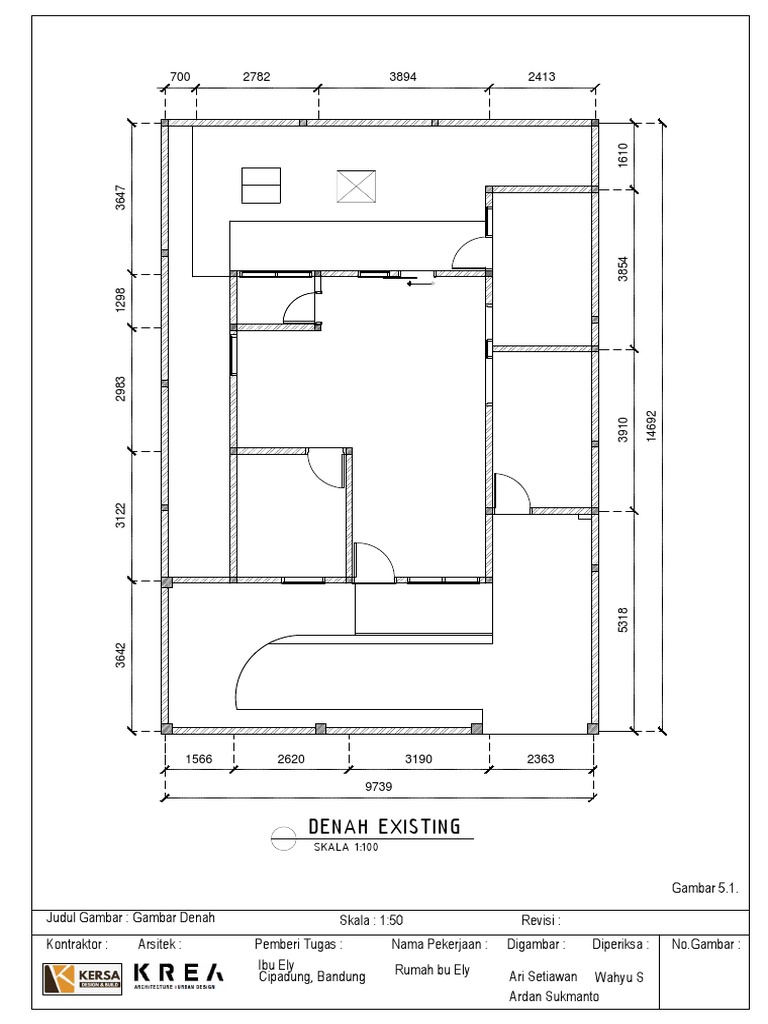 Denah LT 1 Dan LT 2 | PDF