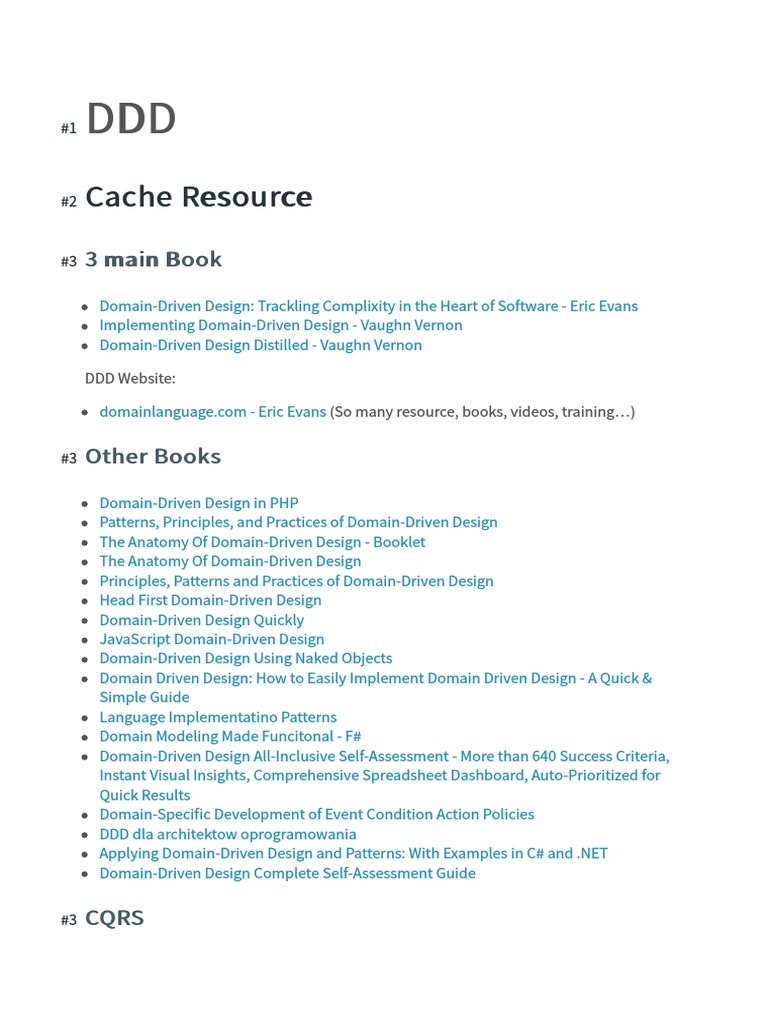 DDD | PDF | Design | Object Oriented Programming