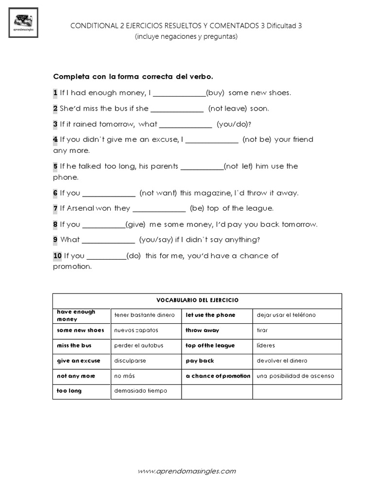 Conditional 2 Ejercicios Resueltos y Comentados 3