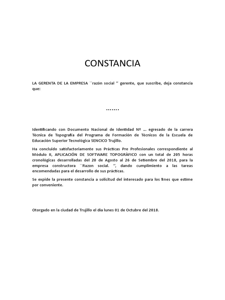Constancia | PDF | Informática | Informática y tecnología de la información