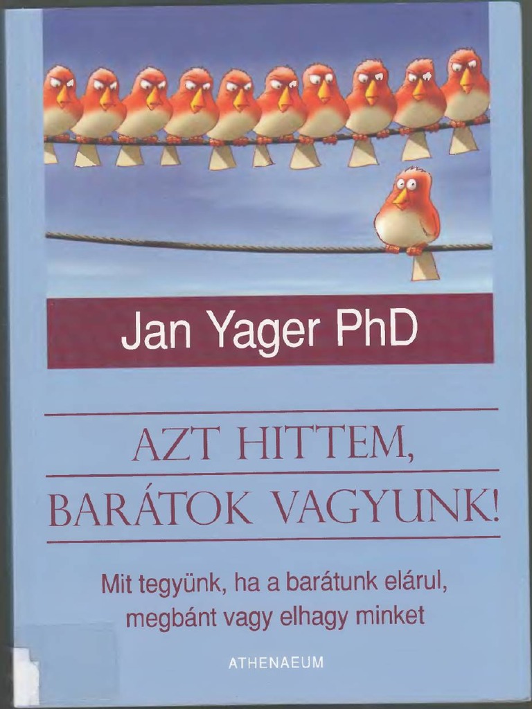 Jan Yager - Azt Hittem, Barátok Vagyunk | PDF