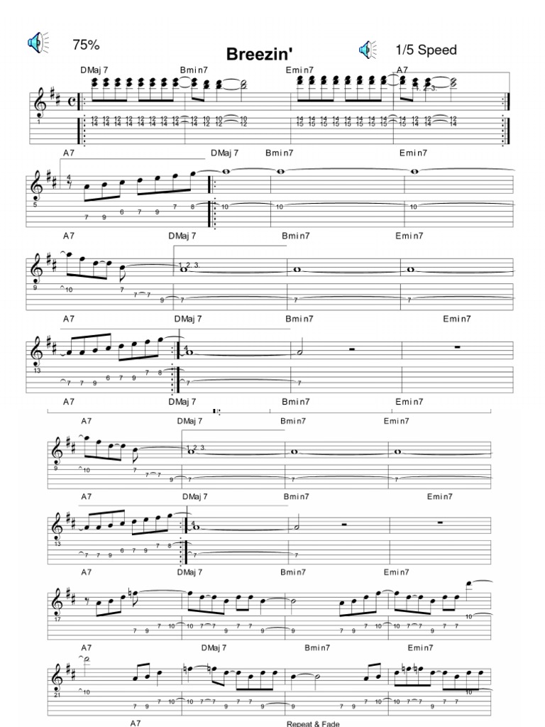 breezin | Scale (Music) | Interval (Music)