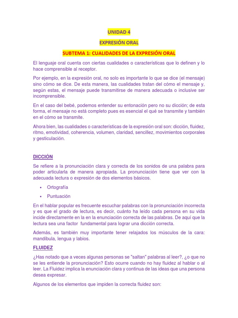 Unidad 4 | PDF | Lectura (proceso) | Ritmo