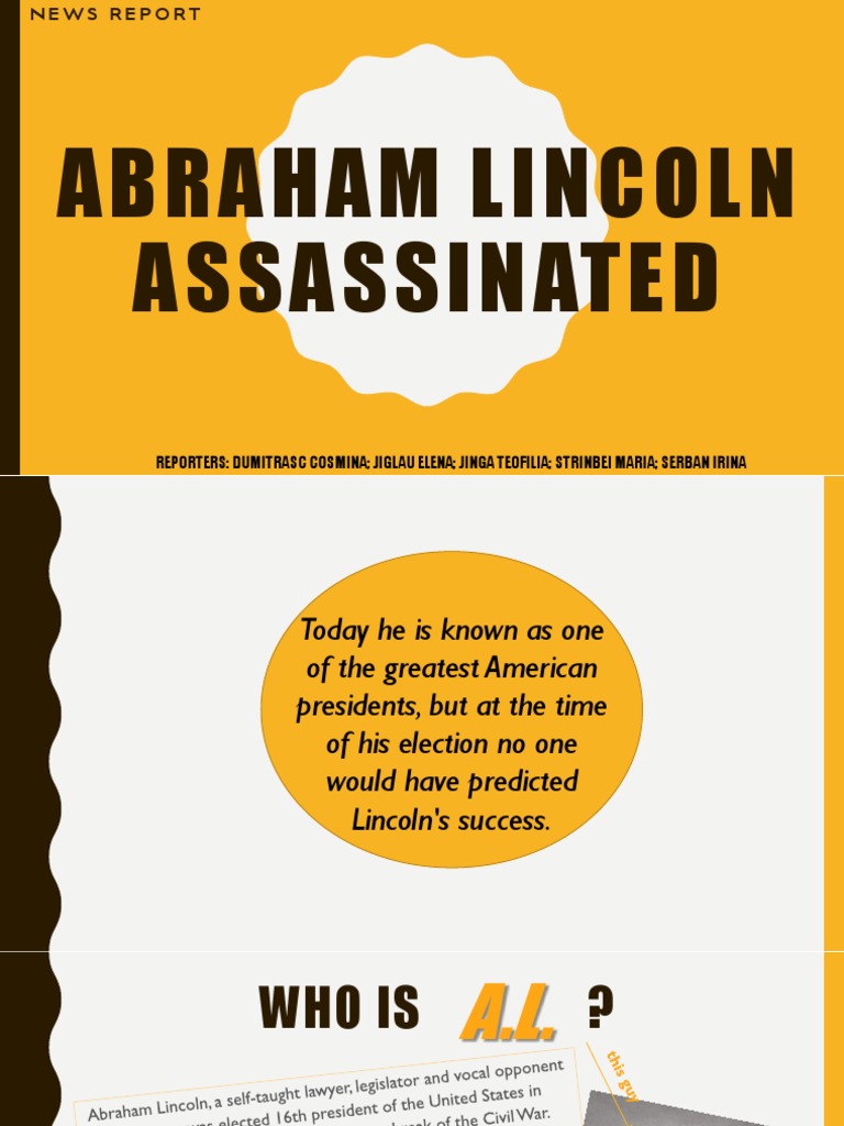 Assasination of Abraham Lincoln | PDF | John Wilkes Booth | Abraham Lincoln
