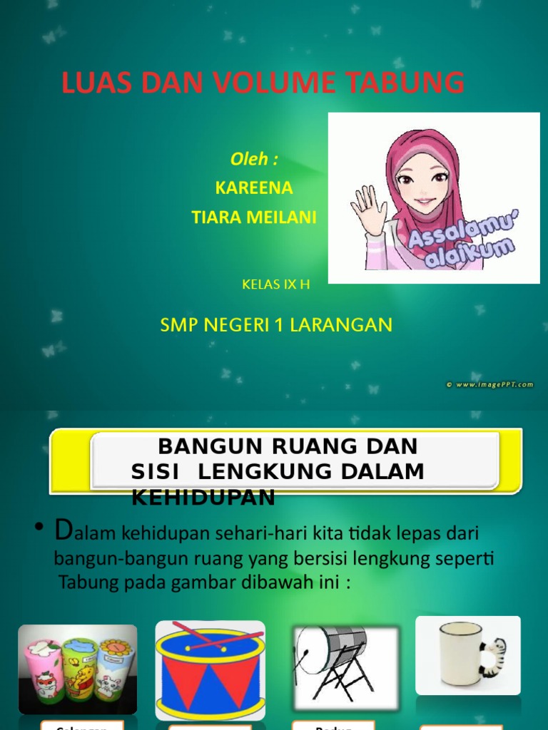 Luas Dan Volum Tabung | PDF