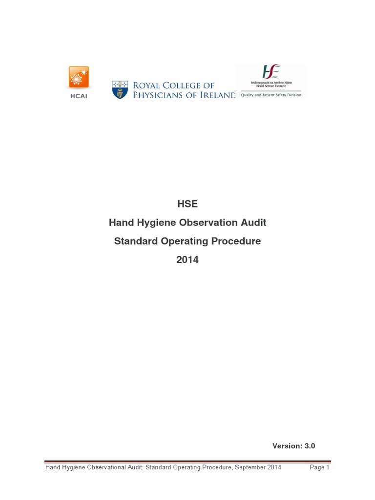 Hand Hygiene Observation Audit PDF | PDF | Margin Of Error | Audit