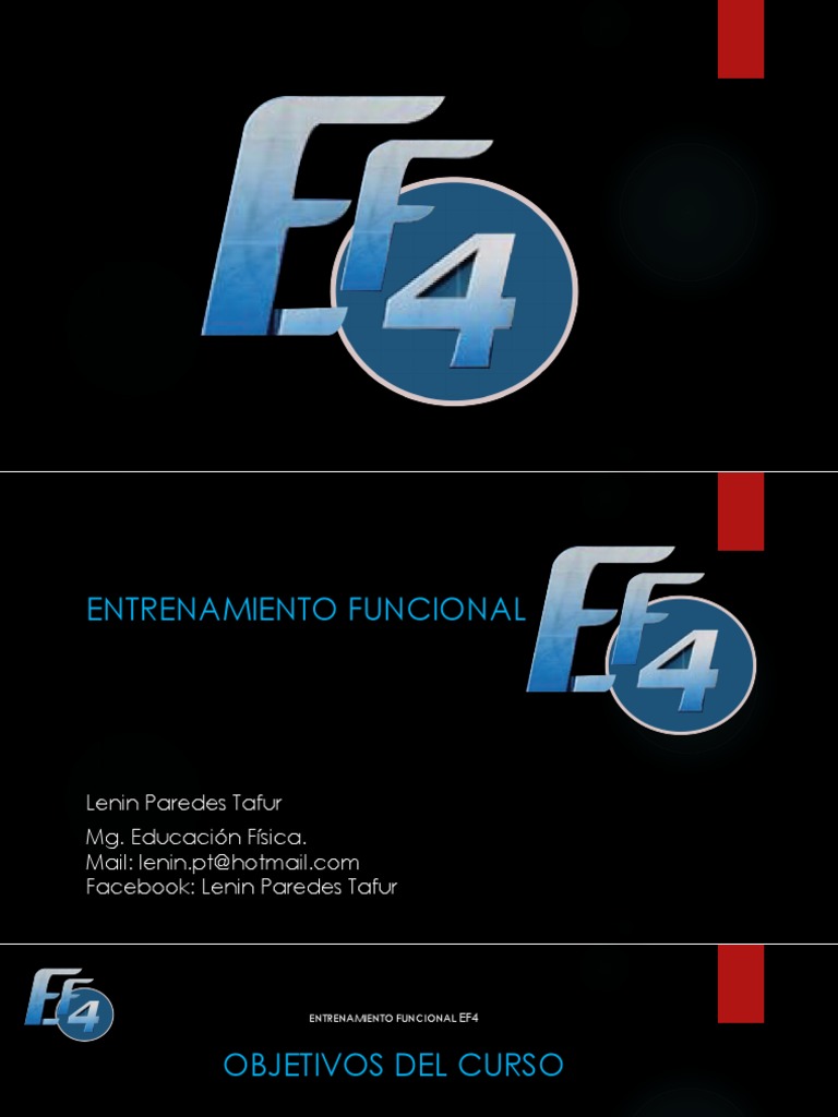 Curso de Entrenamiento Funcional EF4-Fitness House | PDF | Músculo ...