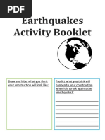 Measuring Earthquakes - The Richter and Mercalli Scales Worksheet | PDF ...