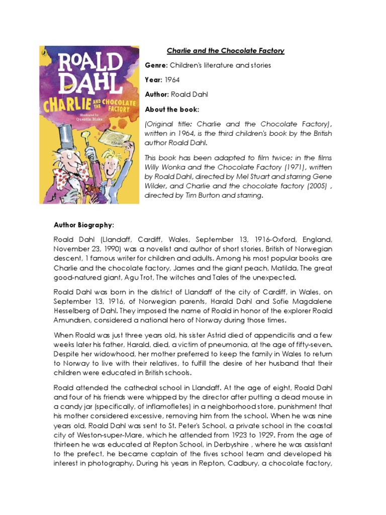 Charlie and The Chocolate Factory | PDF