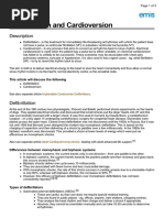 Defibrillation and Cardioversion PDF | PDF | Artificial Cardiac ...