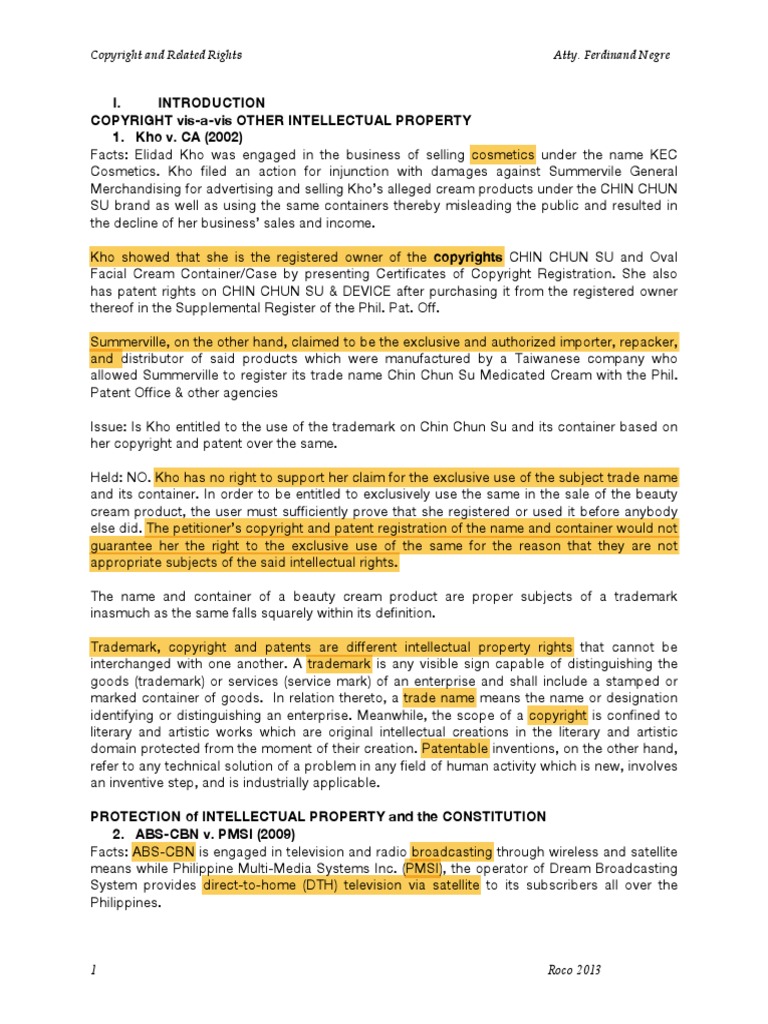 Random Copyright Digests | PDF | Copyright Law Of The United States ...