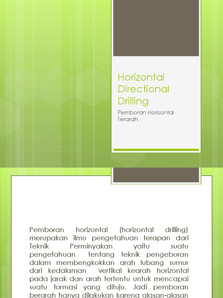 Horizontal Directional Drilling | PDF