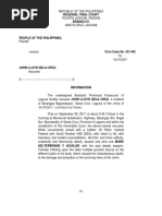 Pre Trial Order Sample | PDF | Prosecutor | Witness