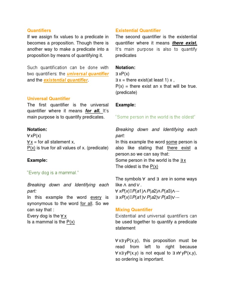 Quanti Fiers | PDF | Formalism (Deductive) | Logical Expressions