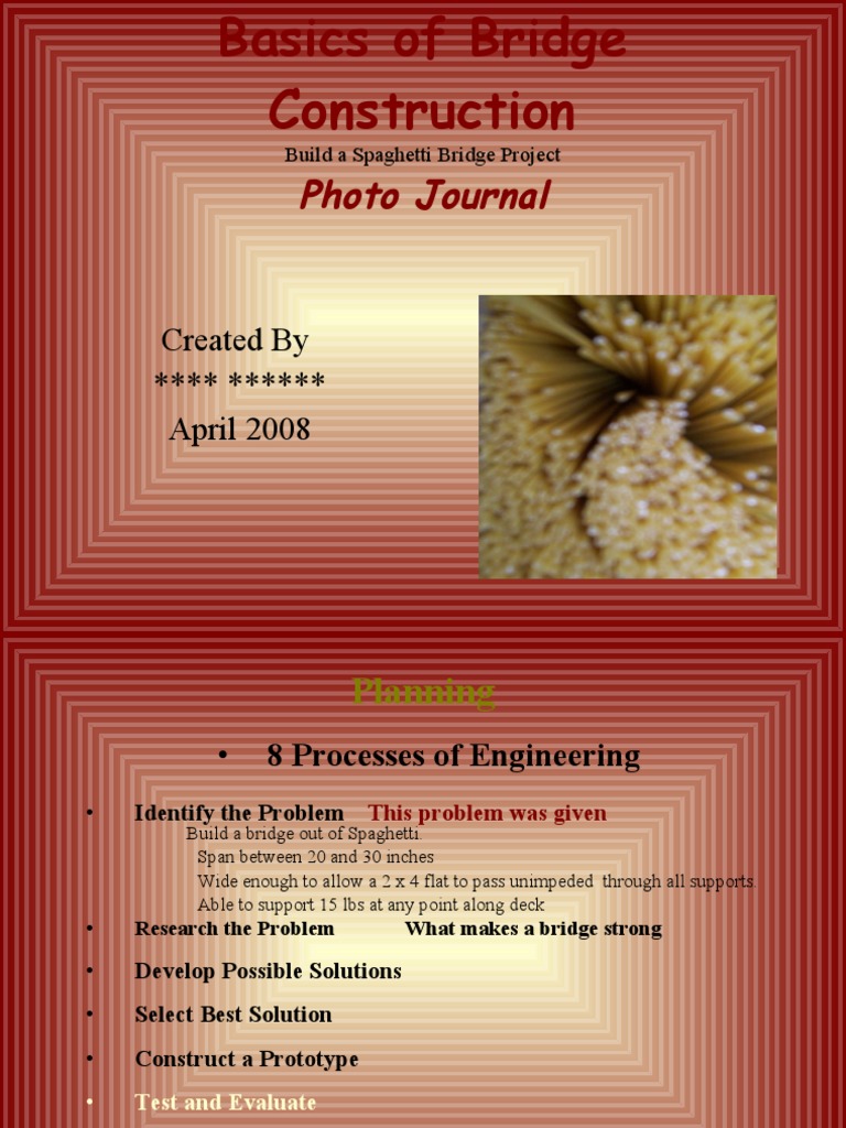 Photo Journal: Created by April 2008 | PDF | Truss | Bridge
