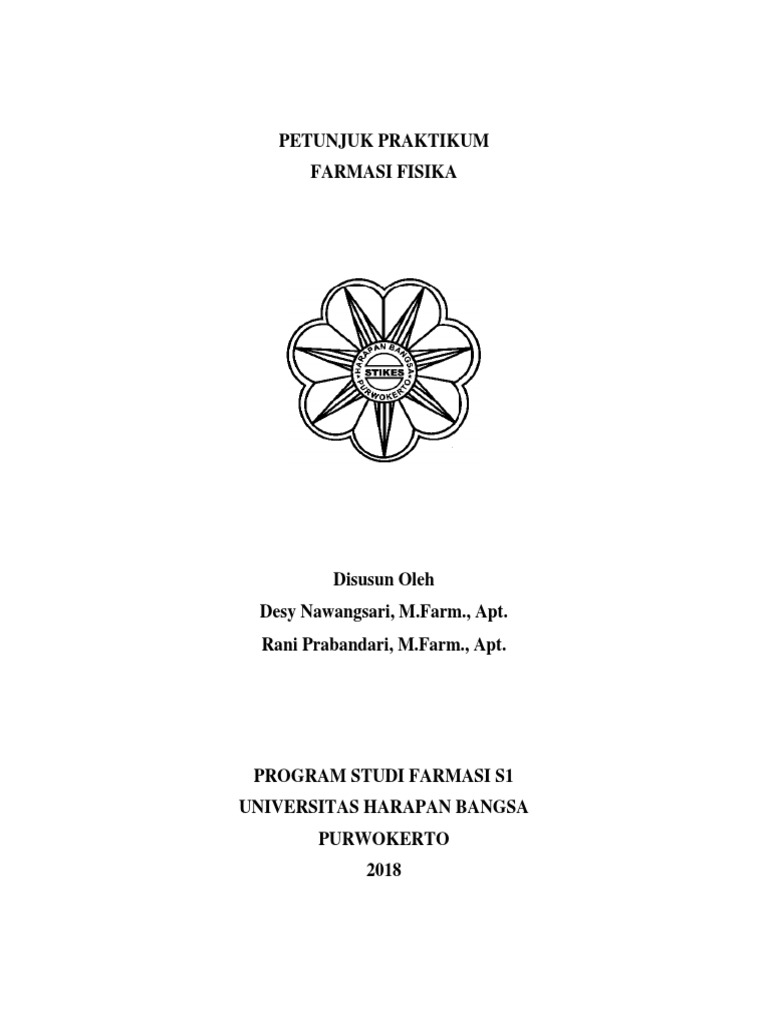 MODUL PRAKTIKUM Farmasi Fisika | PDF