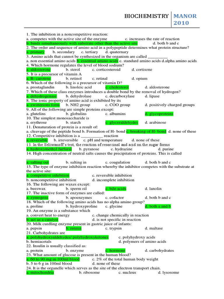 Biochemistry PDF | Download Free PDF | Biochemistry | Chemistry