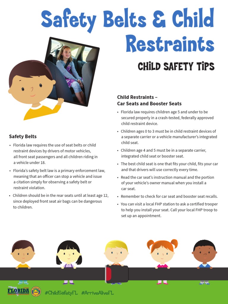 FHP Child Restraint Safety Flyer | PDF