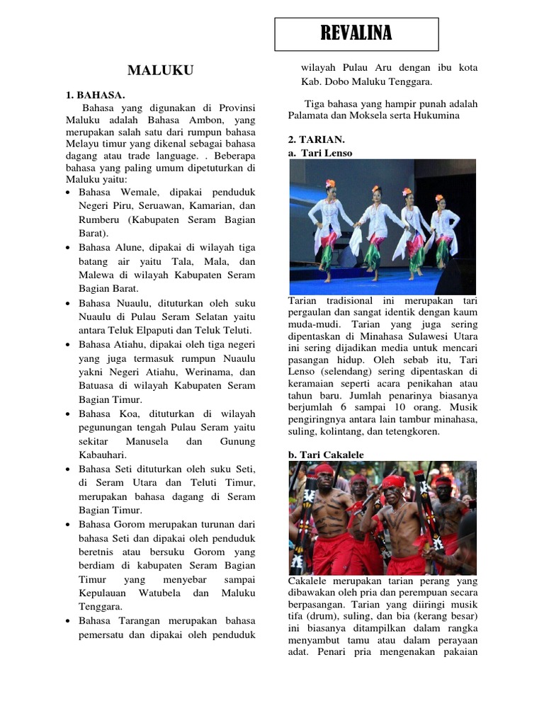 Budaya dan Tradisi Maluku | PDF | Seni
