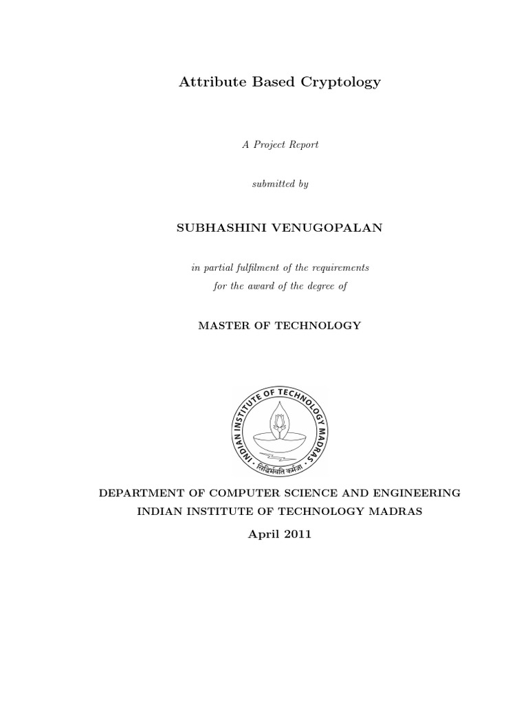 Thesis PDF | PDF | Encryption | Key (Cryptography)