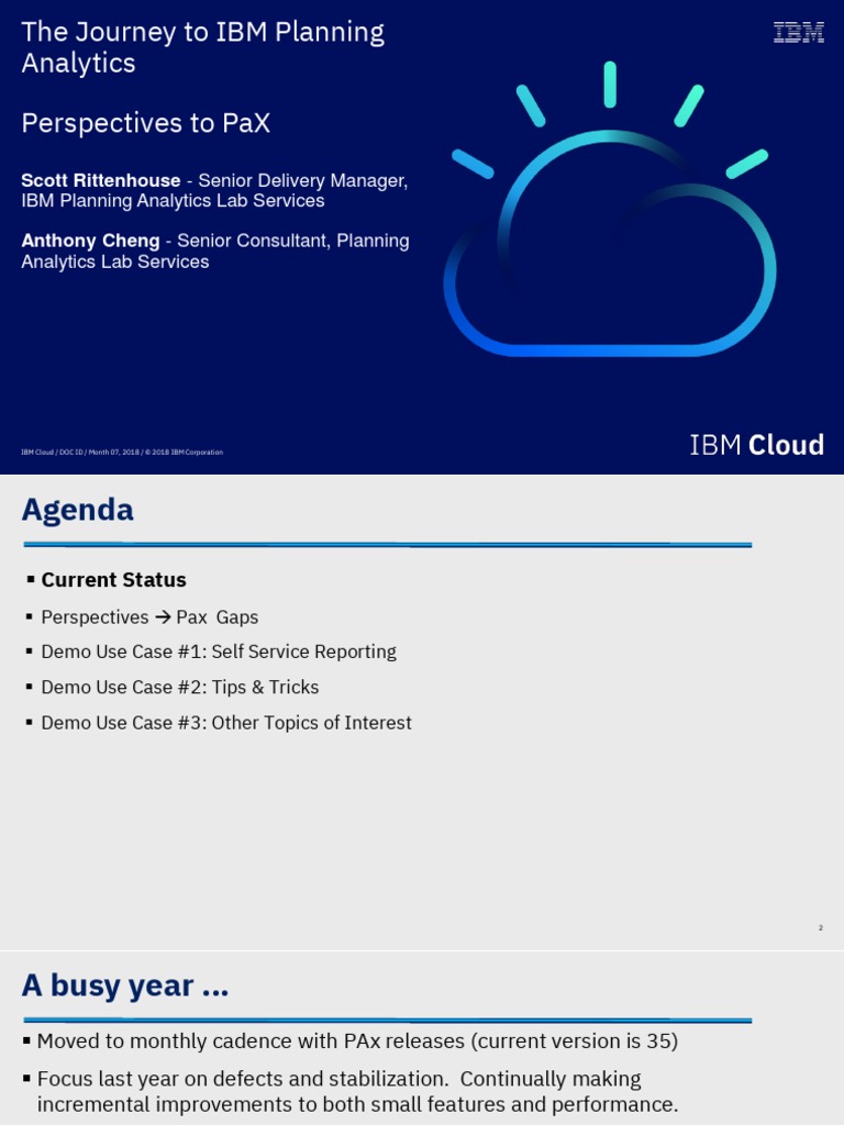 Proven Best Practices For Migrating From TM1 Perspectives To IBM ...