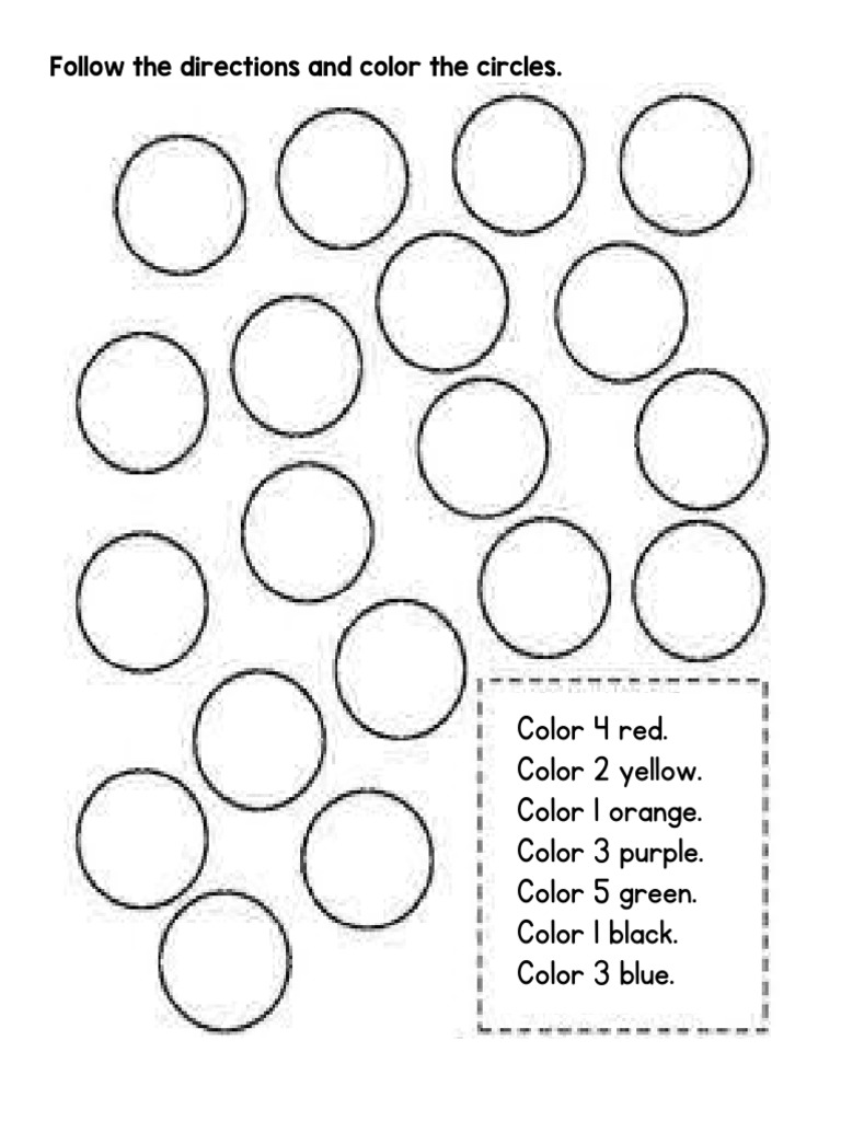 Attention and Fine Motor Skills Worksheet | PDF