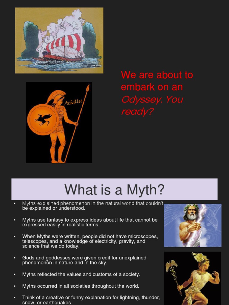 The Odyssey Intro Powerpoint | PDF | Odyssey | Odysseus