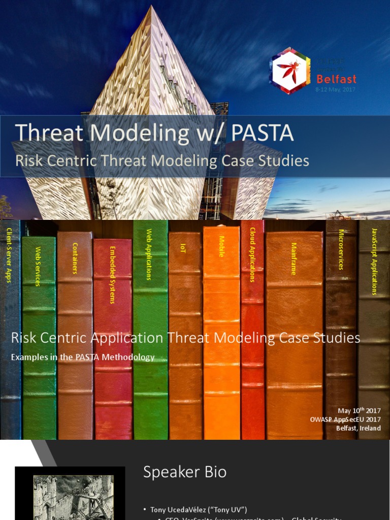 Threat Modeling With PASTA - Risk Centric Application Threat Modeling ...