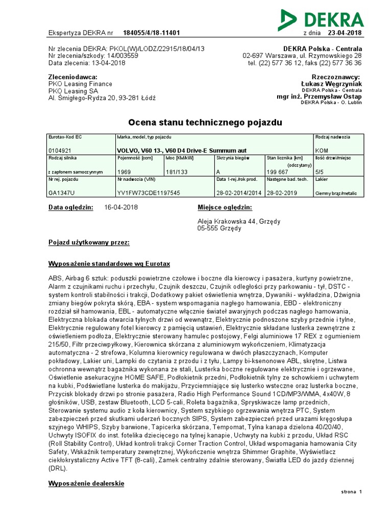 Ekspertyza pl1 H721h | PDF