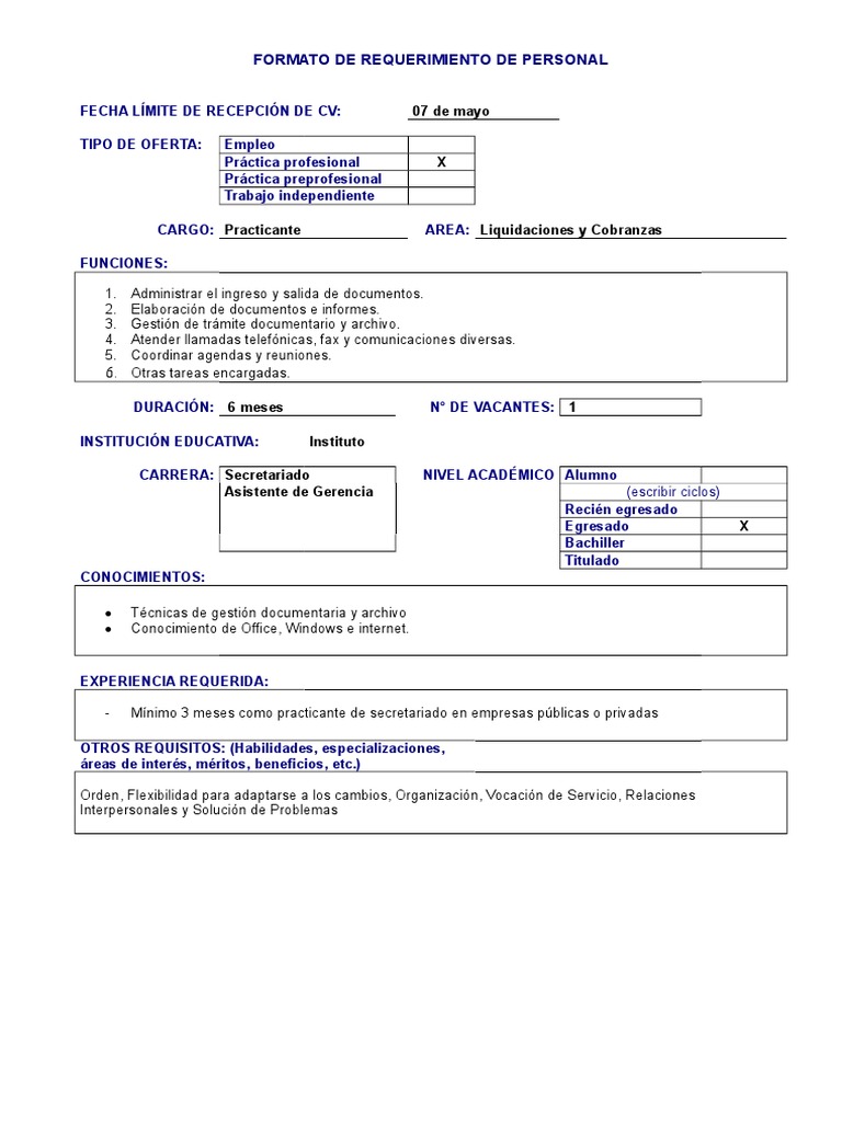 Formato de Requerimiento de Personal - Practicante (2)