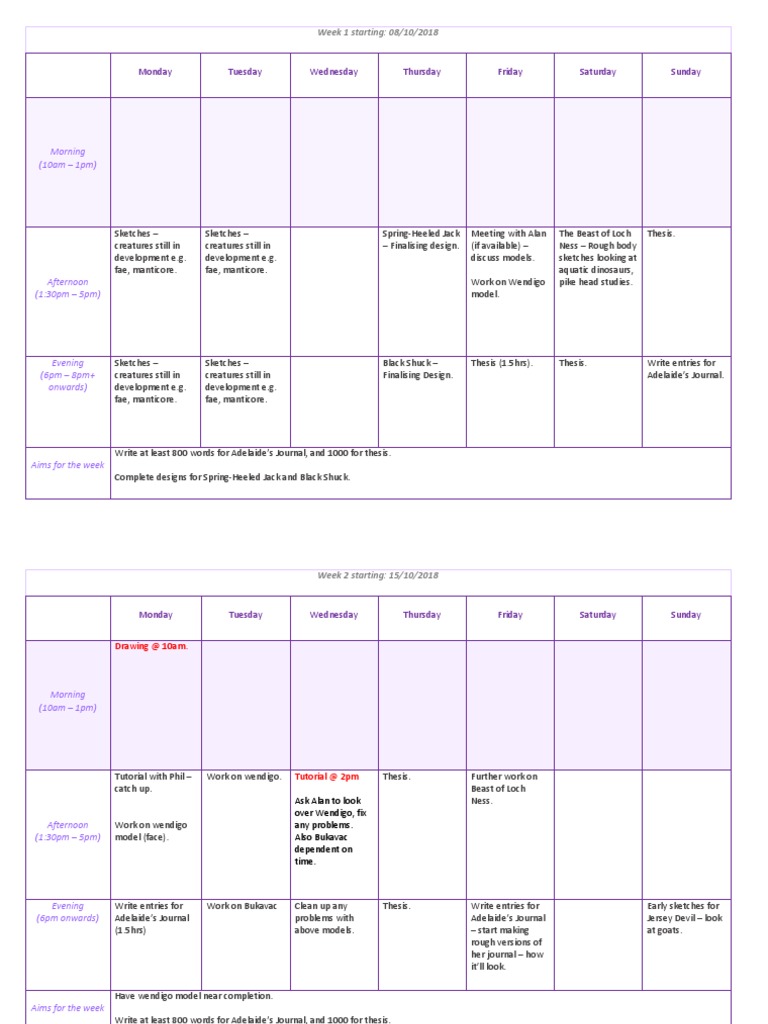 Minor Project Schedule | PDF | Leisure