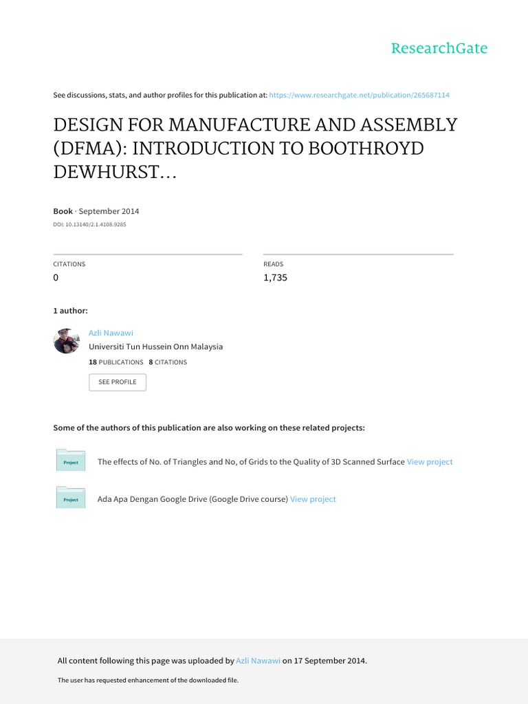 DFMA Lab Module | PDF | Screw | Icon (Computing)
