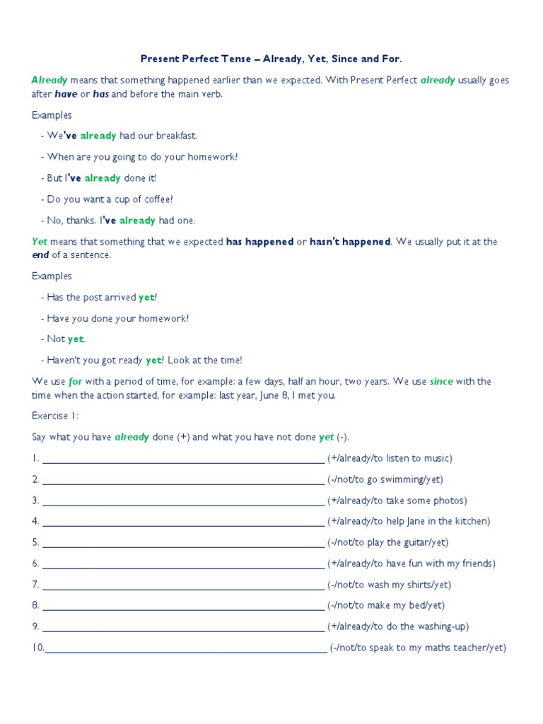 Present Perfect Tense | PDF | Language Mechanics | Linguistics