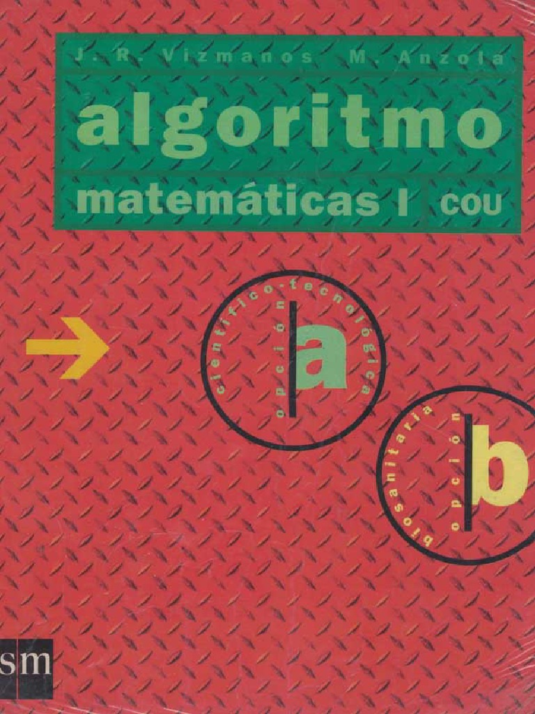 Algoritmo Matematicas 1 Cou | PDF | Livros
