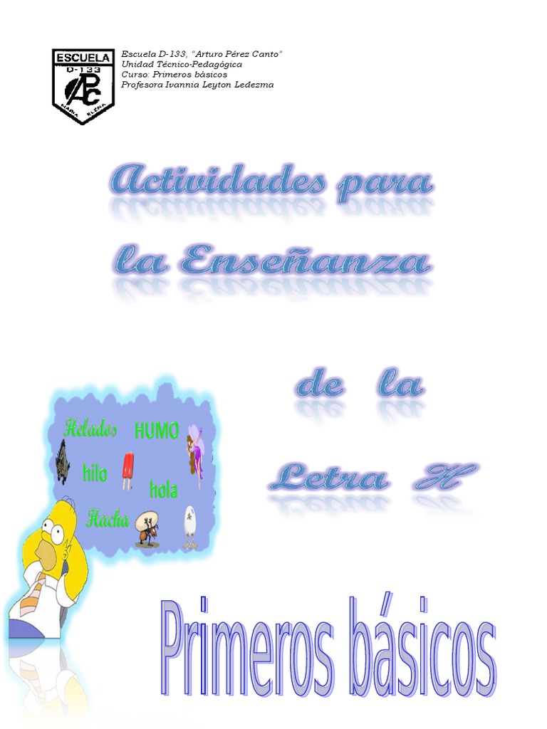 Actividades Divertidas con la Letra H | PDF | Ocio