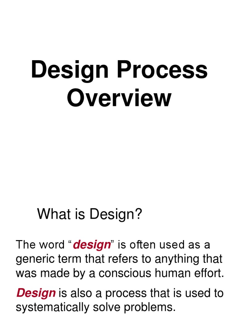 Design Process | PDF | Brainstorming | Design