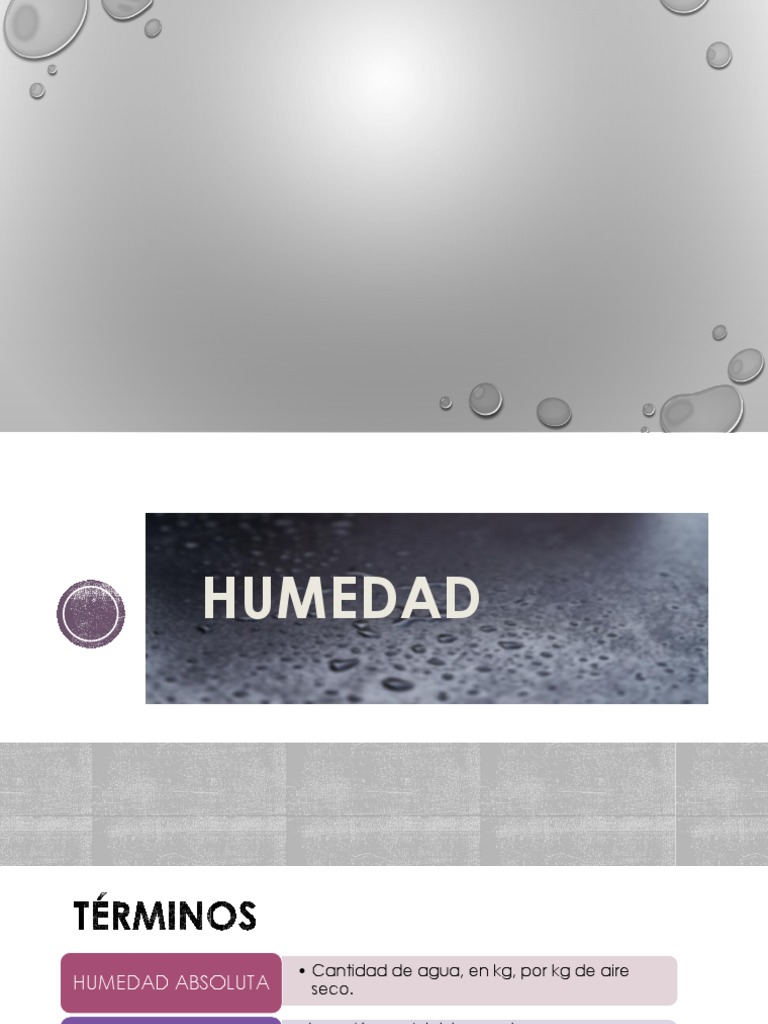 Punto de Rocio | PDF | Humedad | Temperatura