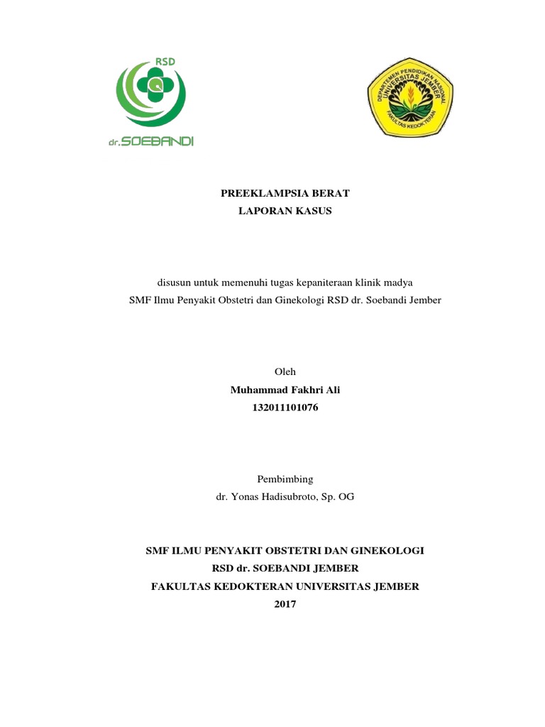 Laporan Kasus PEB | PDF