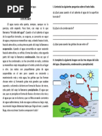 Sopa de letras del ciclo del agua | PDF