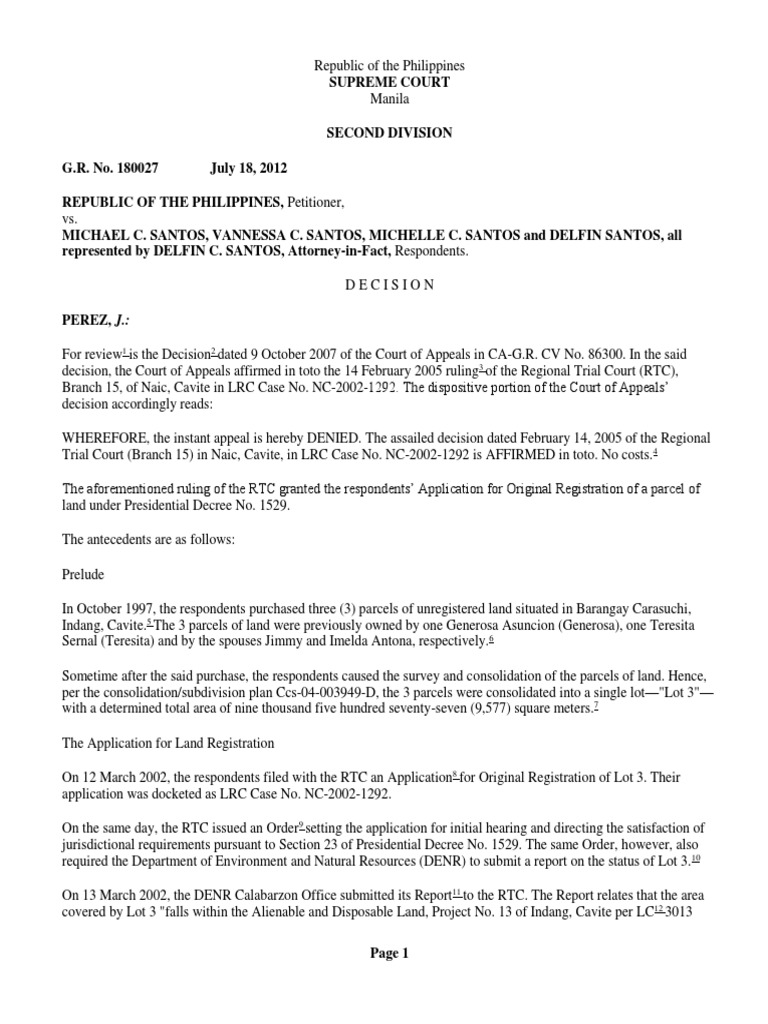Land Title and Deeds Case and Digest | Statutory Interpretation ...