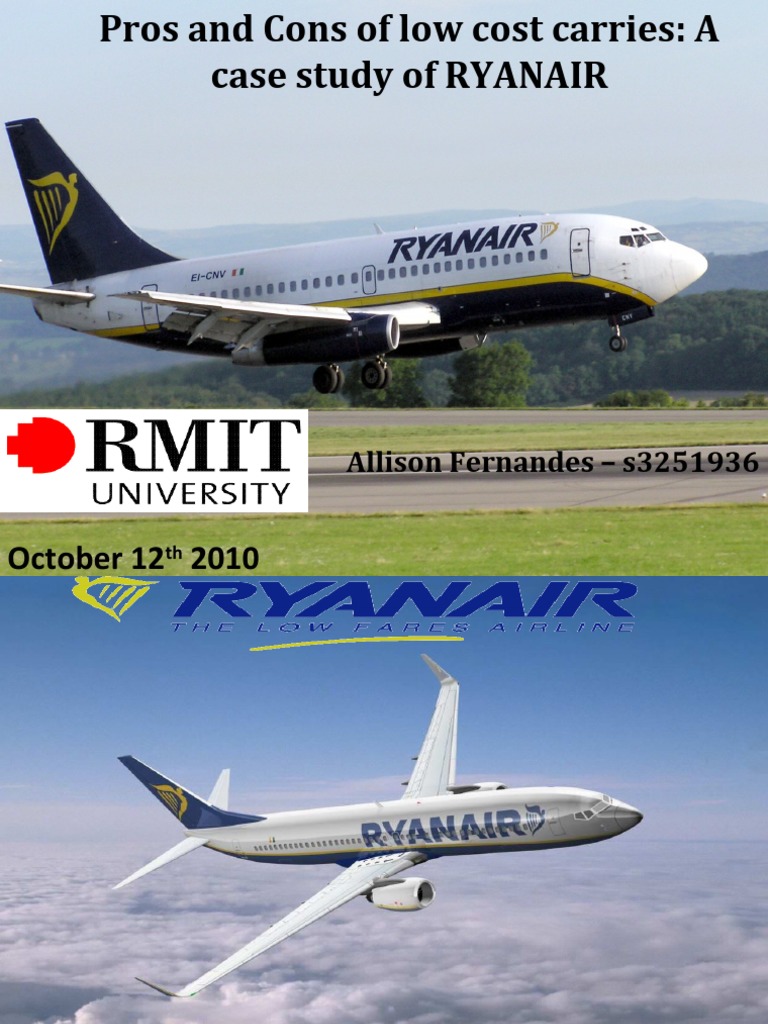Ryanair Presentation - Edited Version | PDF | Marketing | Low Cost Carrier
