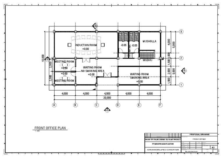 Front Office Plan: Appr Check Design Description Date Rev. Review ...