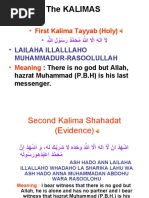 Six Kalimas in English Explained | PDF | Prophets And Messengers In ...