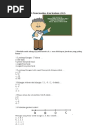 Uas Semester 1 Matematika Kelas 6 SD | PDF
