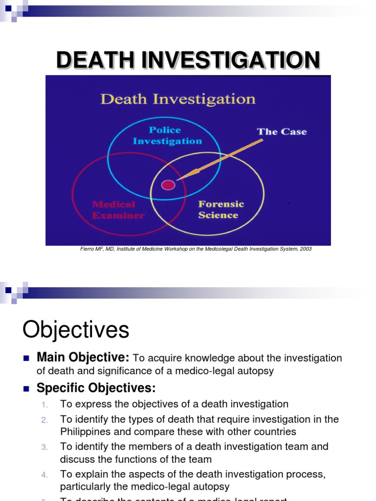 4 Death Investigation.2013 | PDF | Autopsy | Coroner