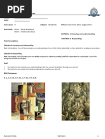 CXC Visual Arts Journal Structure | PDF