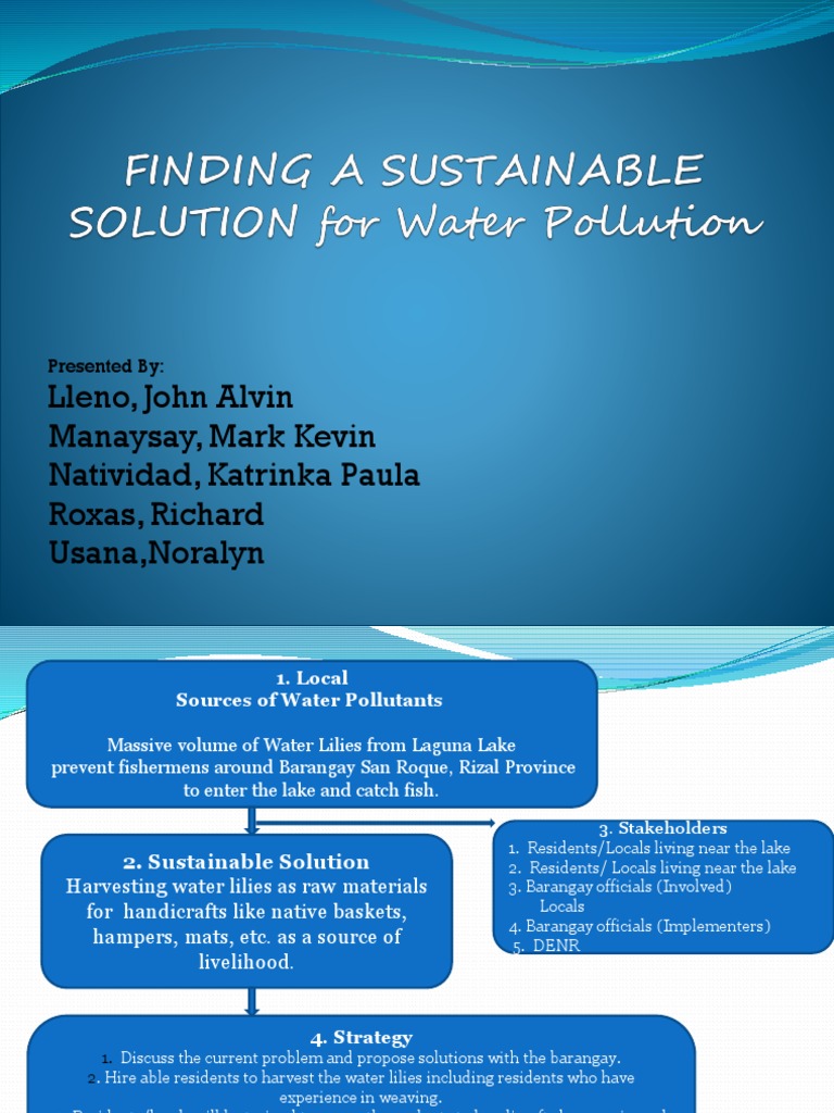 Sustainable Water Pollution Solutions | PDF