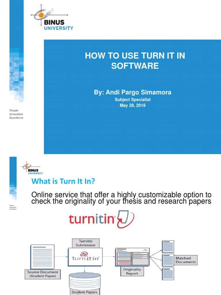 Turn It in | PDF