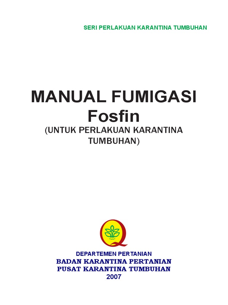Manual Fumigasi Fosfin | PDF